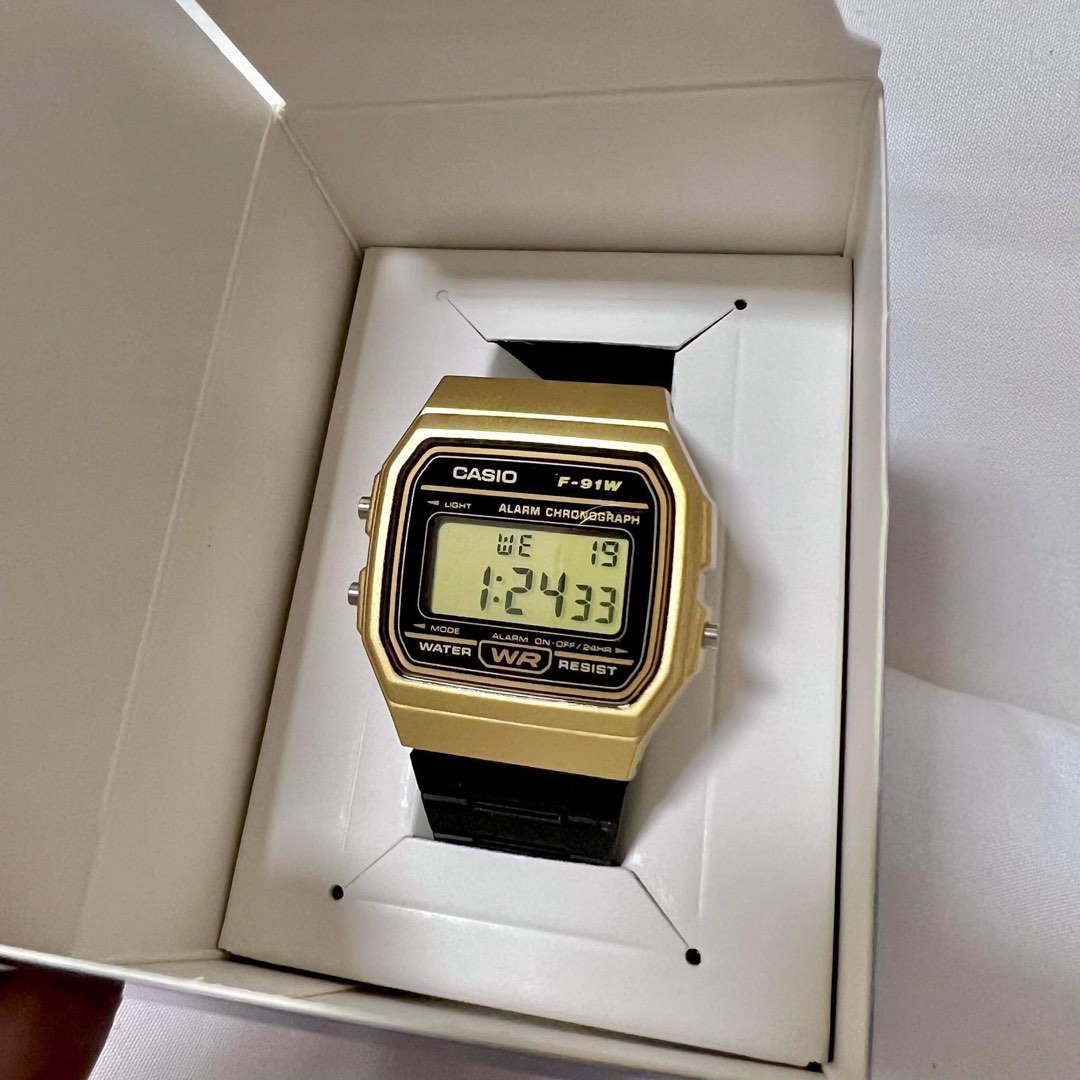 Casio Black Digital Resin Strap Watch, Women's Fashion, Watches ...