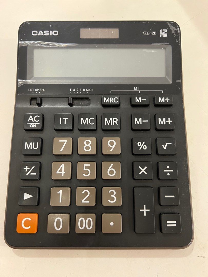 Casio Calculator GX-12B, Hobbies & Toys, Stationery & Craft, Stationery ...