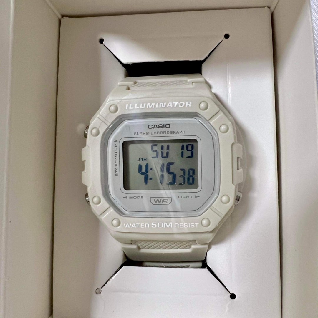 Casio Digital Sports Rubber Strap Watch, Women's Fashion, Watches ...