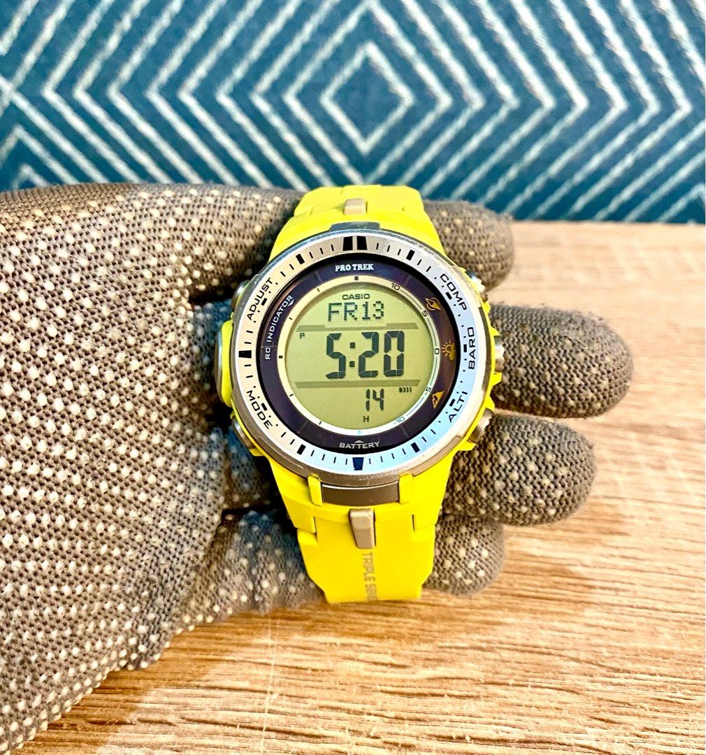 Casio Protrek PRW-3000, Men's Fashion, Watches & Accessories, Watches ...