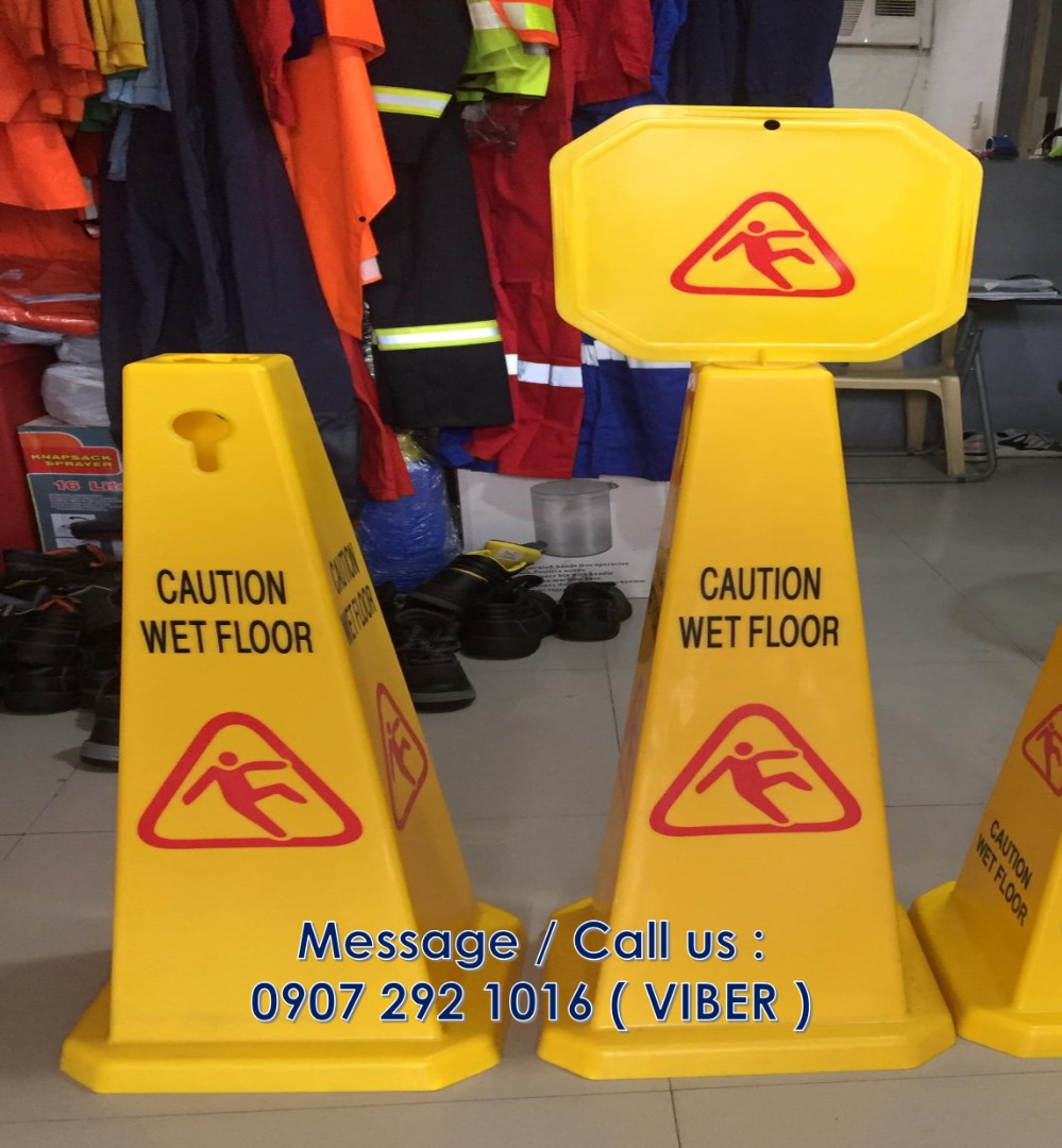 CAution wet floor signage 3, Furniture & Home Living, Cleaning ...