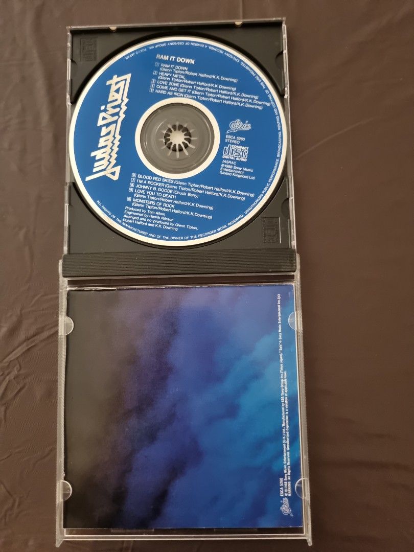 CD Judat Priest Ram It Down, Hobbies & Toys, Music & Media, CDs & DVDs ...