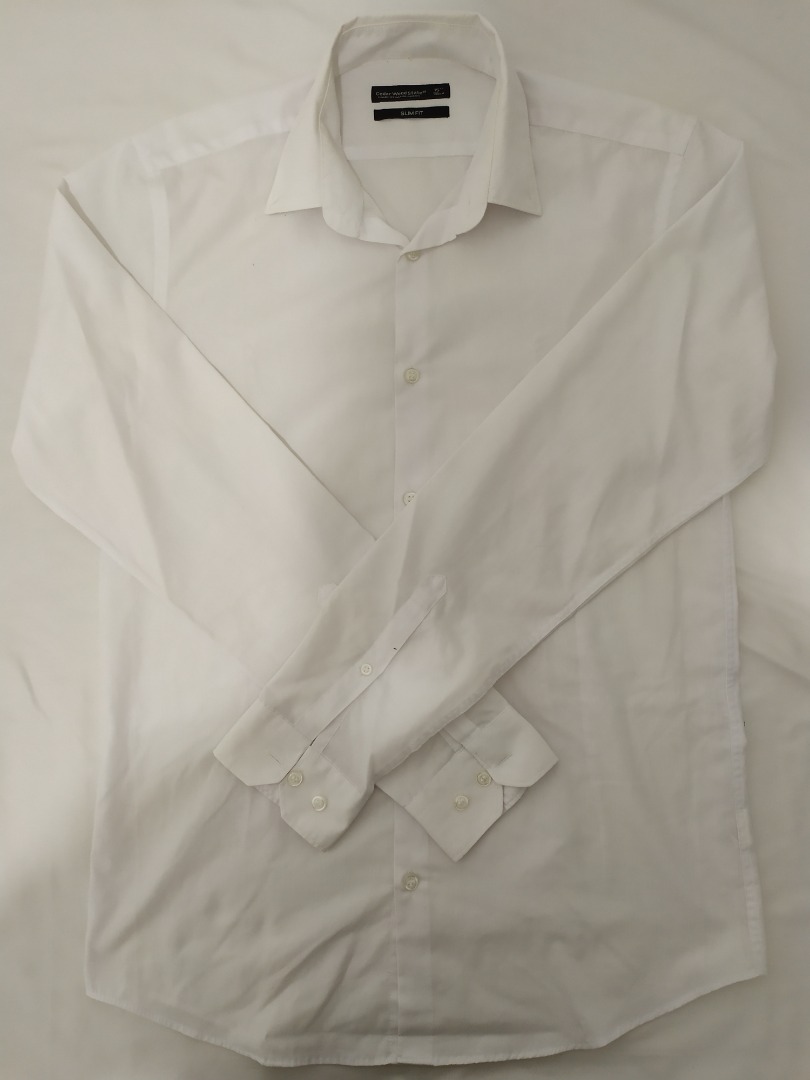 CEDAR WOOD STATE White Slim Fit Long Sleeves, Men's Fashion, Tops ...