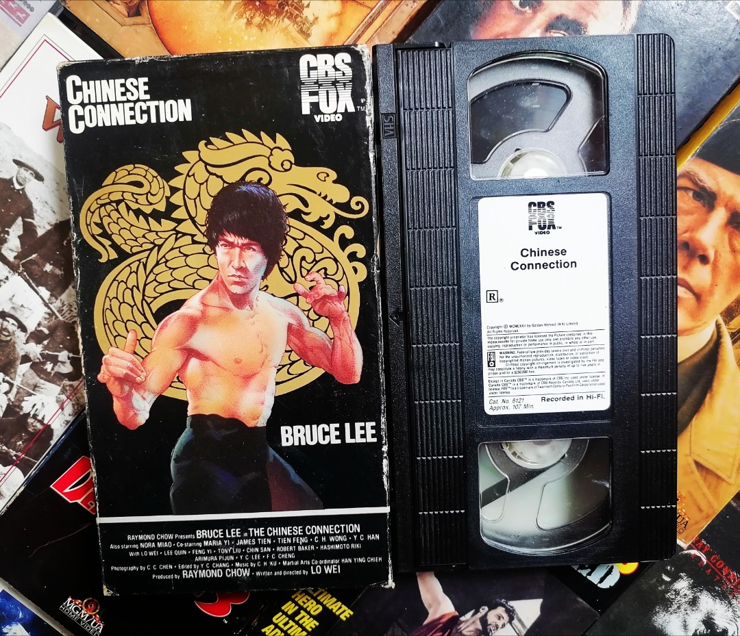 Chinese Connection Bruce Lee VHS Tape Movie Original VHS Tapes Movies ...