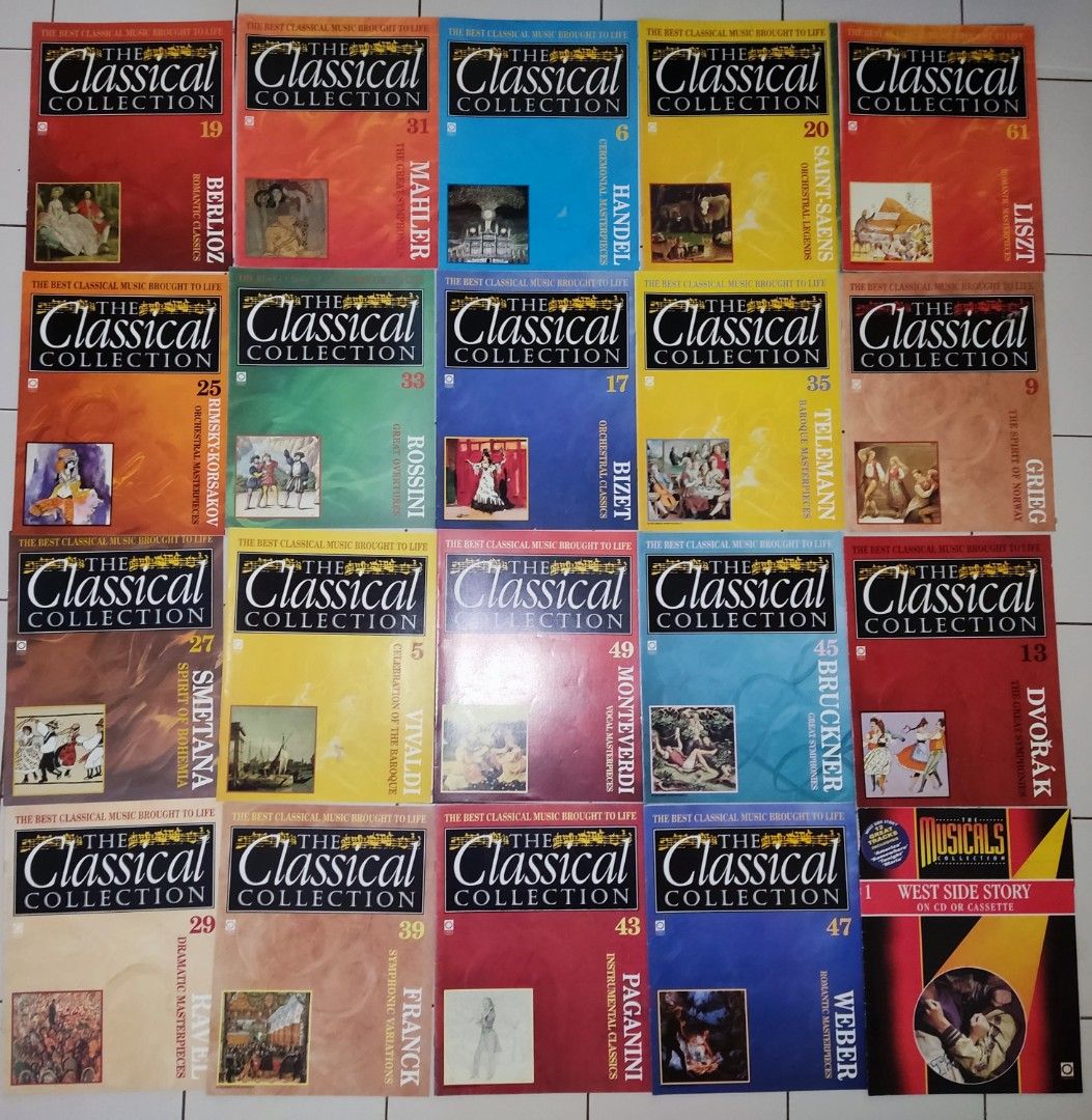 Classical Music Collection (Cassette + Magazine), Hobbies & Toys, Music ...