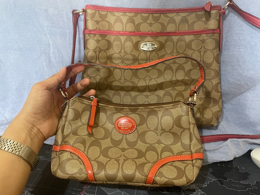 COACH PVC Bundle, Luxury, Bags & Wallets on Carousell