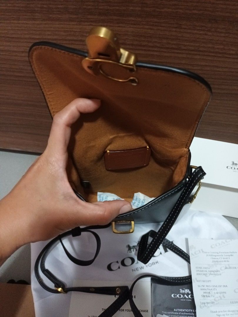 Coach Tall Studio Crossbody Black, Women's Fashion, Bags & Wallets ...