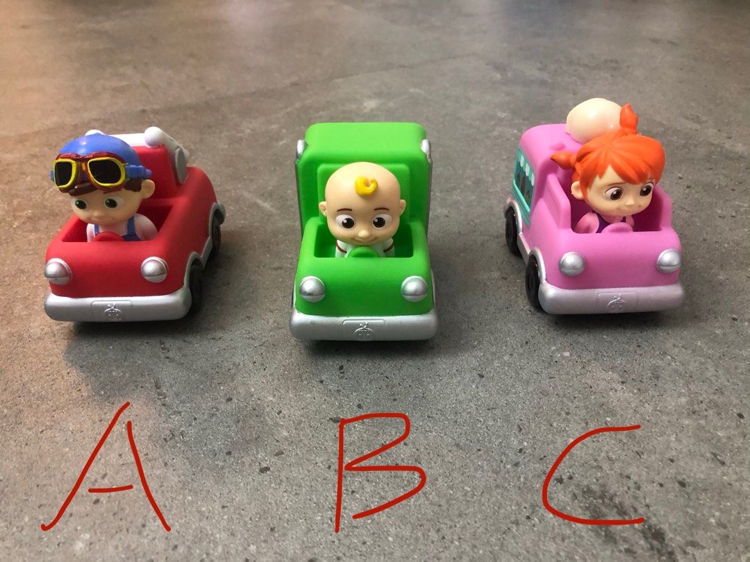 Cocomelon cars $10 per car, Hobbies & Toys, Toys & Games on Carousell