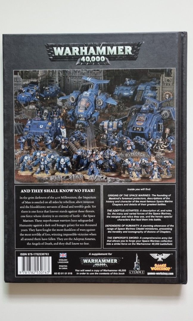 Codex:Space Marines 6th Edition, Hobbies & Toys, Books & Magazines ...