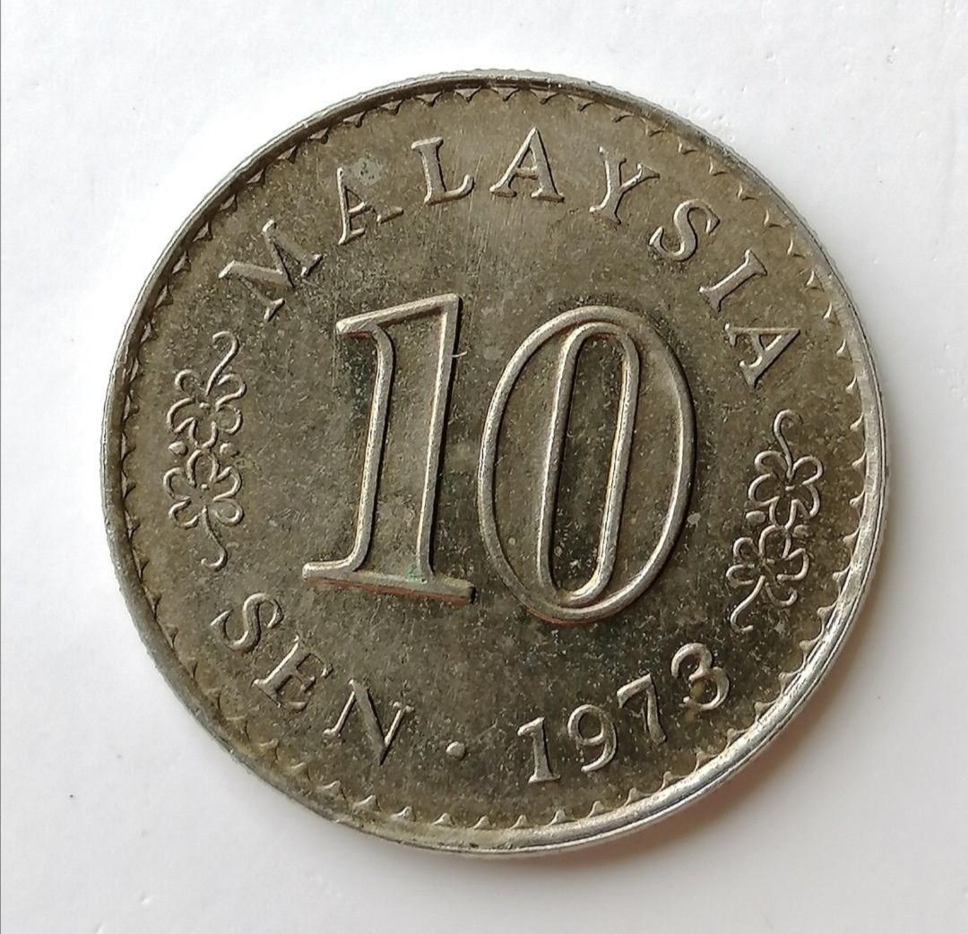 COIN - 10 SEN MALAYSIA 1973 - GEF LUSTER, Hobbies & Toys, Collectibles ...