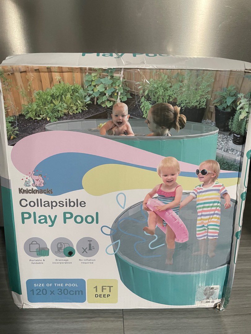 Collapsible Play Pool, Babies & Kids, Infant Playtime on Carousell