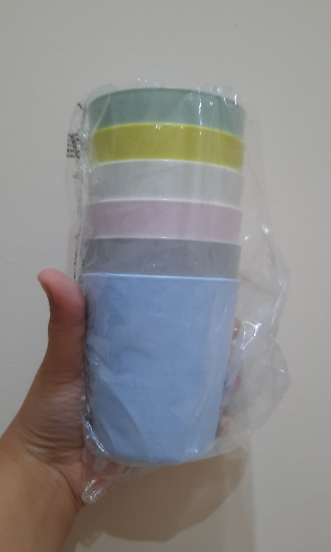 Cup miniso set isi 6, Makanan & Minuman, Snek di Carousell