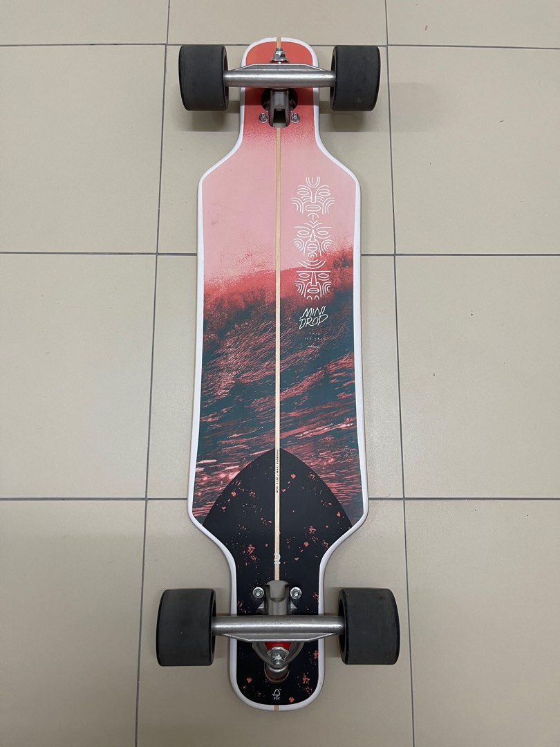 Decathlon oxelo mini drop through longboard, Sports Equipment, Sports ...