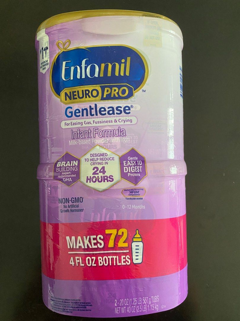 Enfamil NeuroPro Gentlease Infant Formula Milk Powder Stage 1 for 0-12 ...
