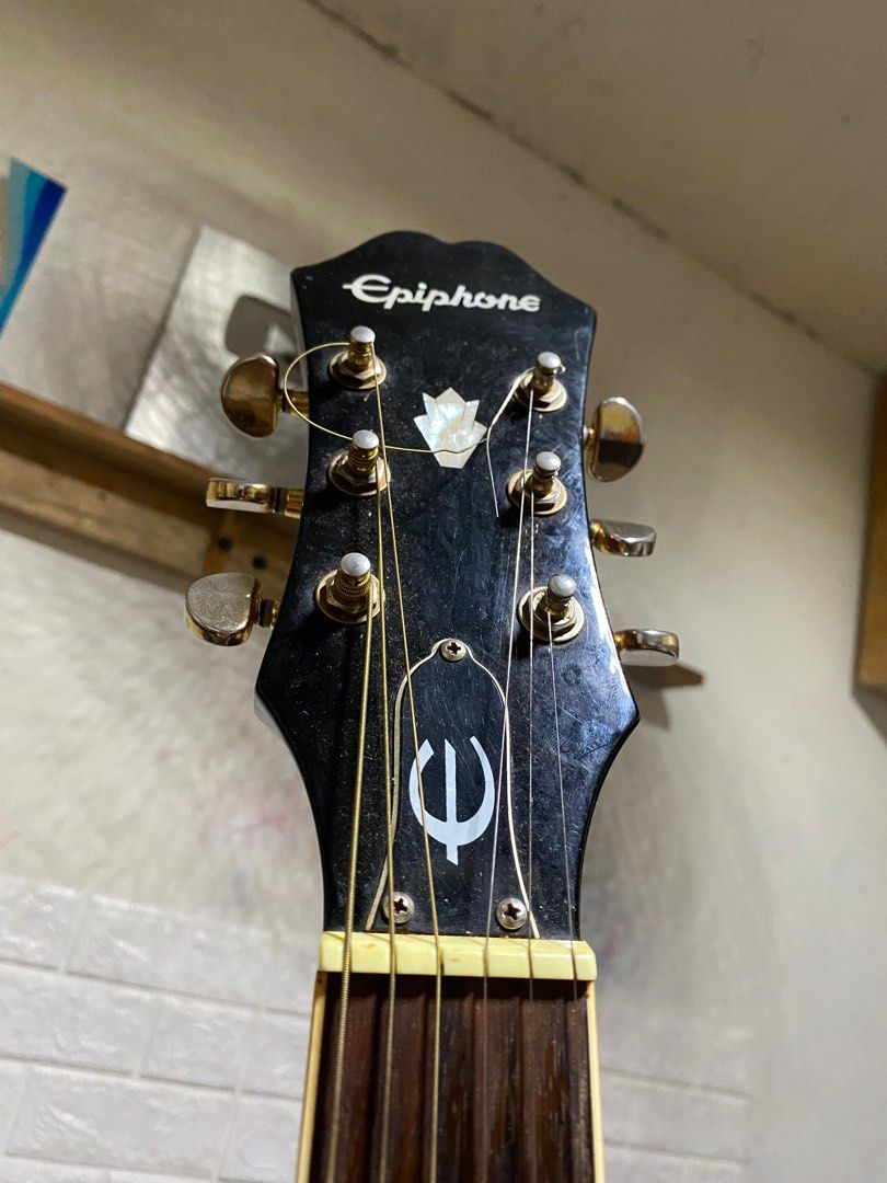 Epiphone PR-5E acoustic, Hobbies & Toys, Music & Media, Musical ...