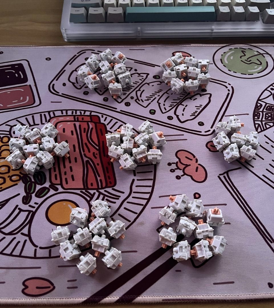 Feker Holy Pandas x67 (LUBED) + MMD Holy Pandas x13 (LUBED) = x80 ...