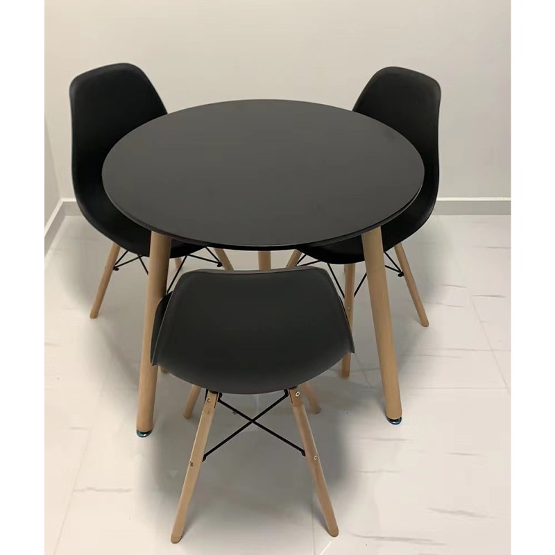 Flash Deal Wood Table 80CM Dining Table COD, Furniture & Home Living ...