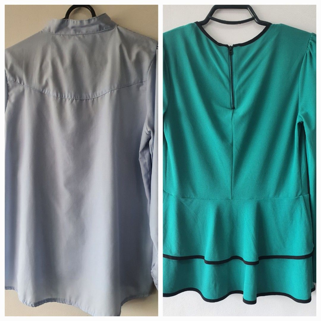 Formal/ Office attire 2pcs.-in-1 Go, Women's Fashion, Tops, Longsleeves ...