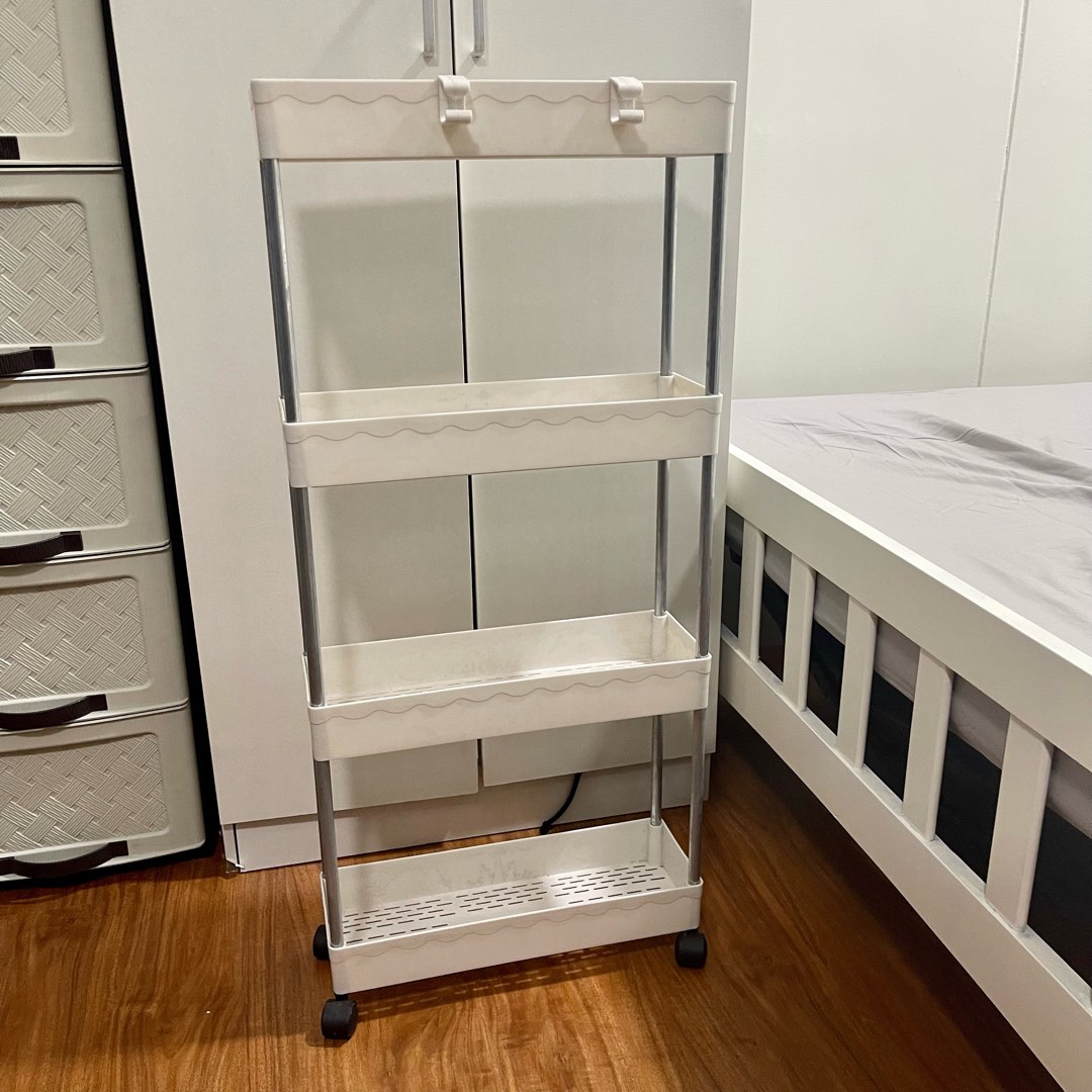 Four tier rack/trolley, Furniture & Home Living, Home Improvement ...