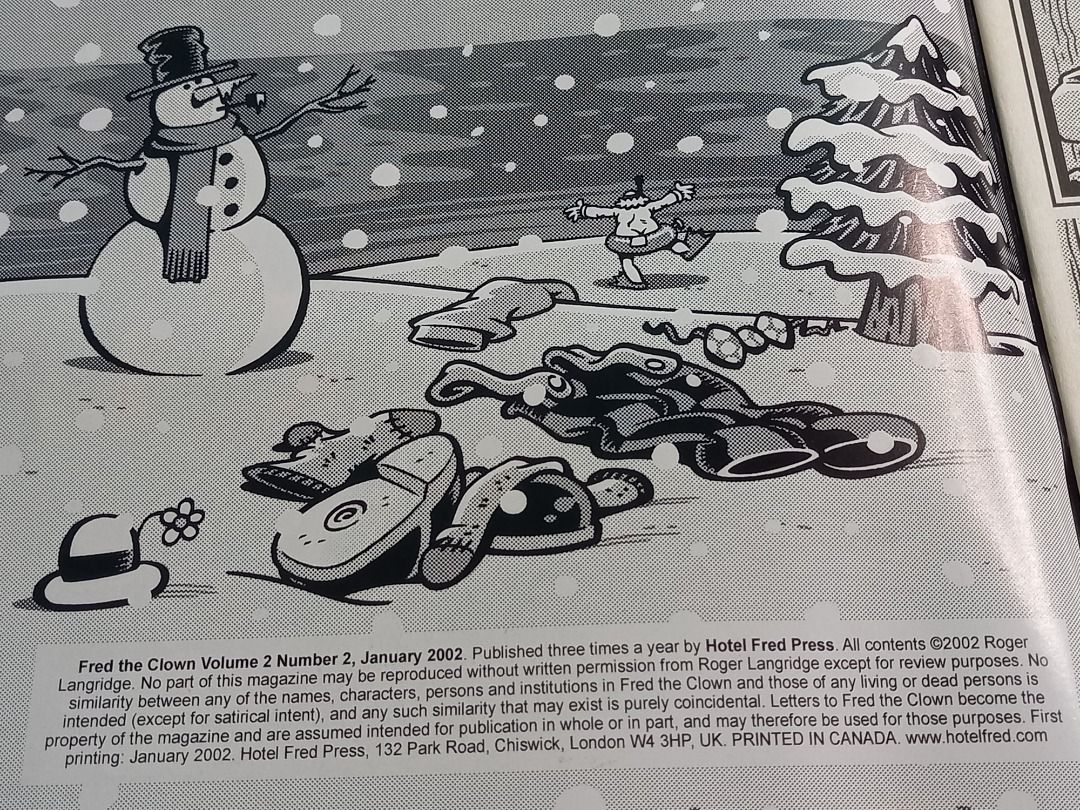 Fred The Clown Vol 2 No. 2 Comics January 2002, Hobbies & Toys, Books ...