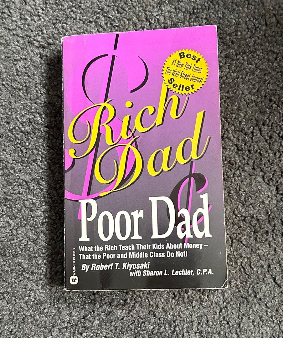 (FREE SHIPPING) Rich Dad Poor Dad Book by Robert T. Kiyosaki - Personal ...