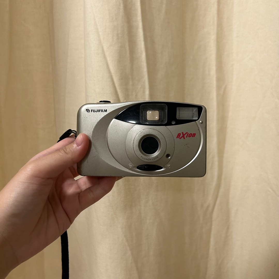 FUJIFILM FILM CAMERA AXION *TESTED, Photography, Cameras on Carousell
