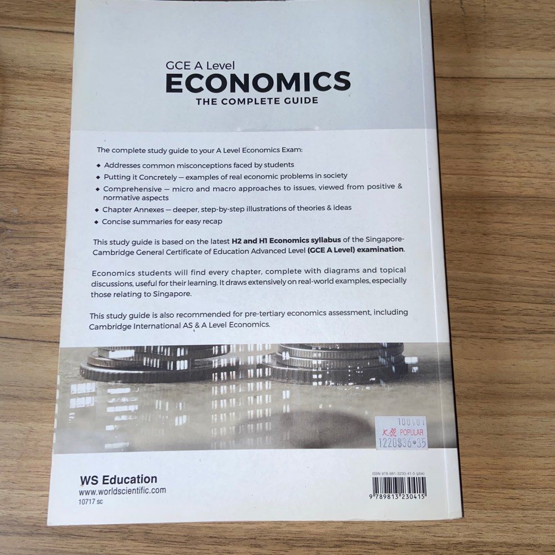 GCE A LEVEL ECONOMICS ~ The complete guide, Hobbies & Toys, Books ...