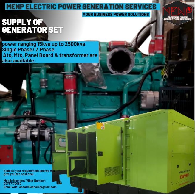 GENERATOR SET SILENT TYPE, Commercial & Industrial, Industrial ...