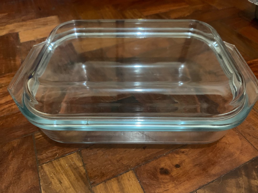 Glass rectangular baking dish, Furniture & Home Living, Kitchenware ...
