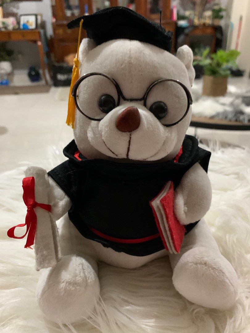 Graduate Teddy Bear, Hobbies & Toys, Toys & Games on Carousell