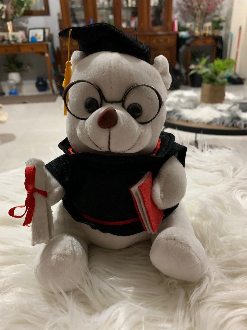 Graduate Teddy Bear, Hobbies & Toys, Toys & Games on Carousell