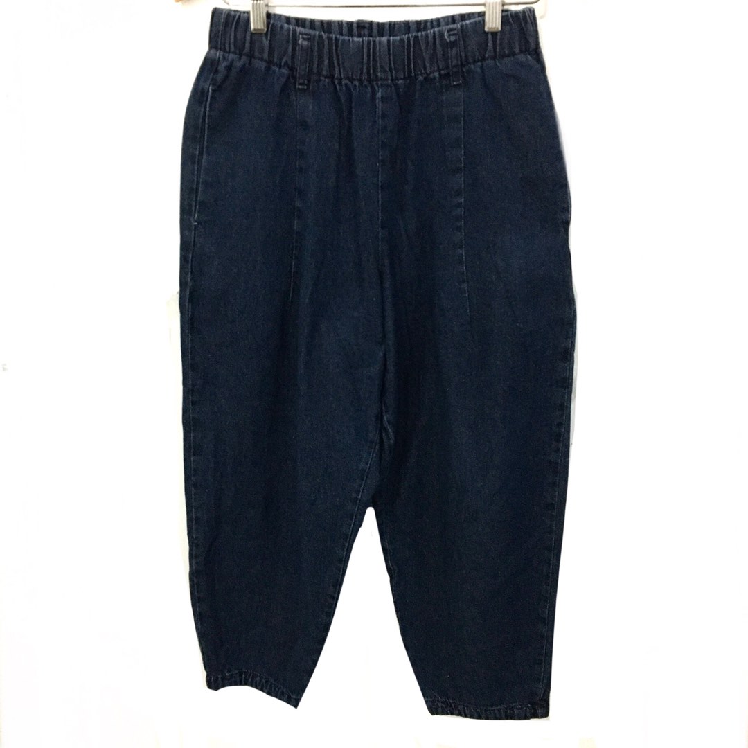 GU by Uniqlo Balloon Cropped Pants, Women's Fashion, Bottoms, Other ...