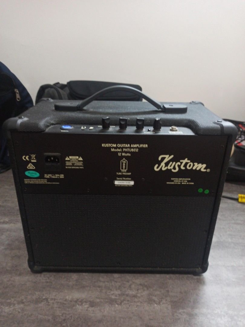 Kustom electric guitar amp PH TUBE 12, Audio, Soundbars, Speakers ...
