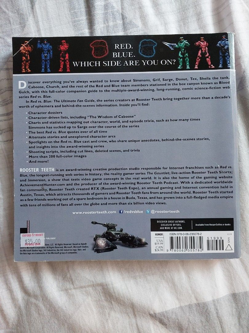 Halo RVBX: Ten Years of Red vs. Blue Box Set, Hobbies & Toys, Toys ...