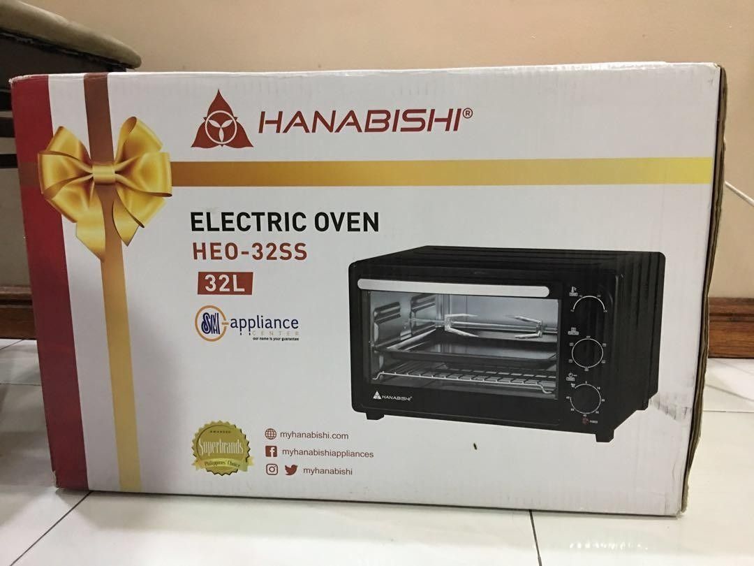 HANABISHI ELECTRIC OVEN HEO-32SS (32L), TV & Home Appliances, Kitchen ...