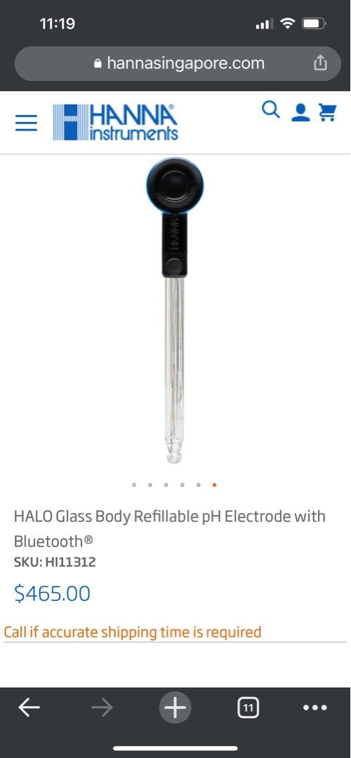 Hanna instrument HI11312 pH probe, Everything Else on Carousell