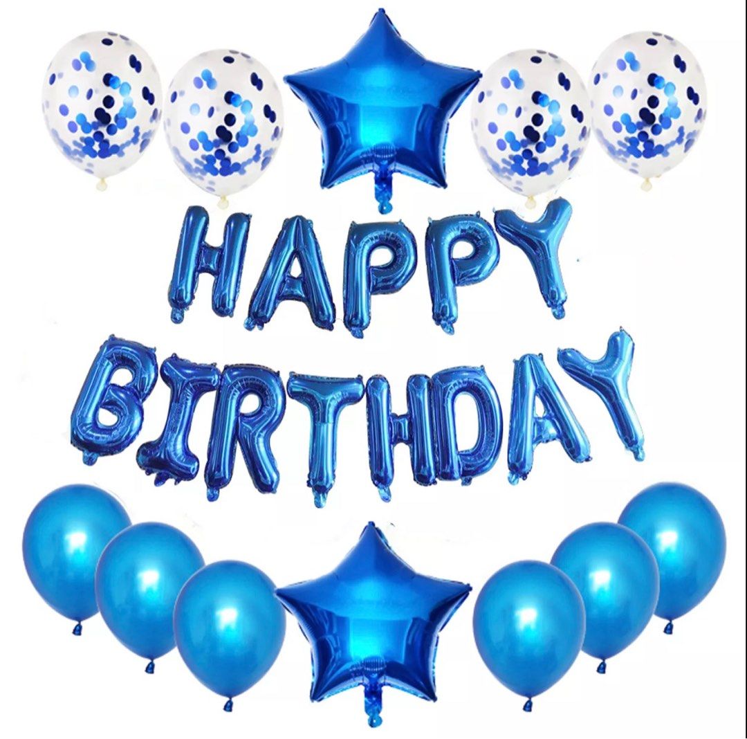 Happy birthday balloon set, Hobbies & Toys, Stationery & Craft ...