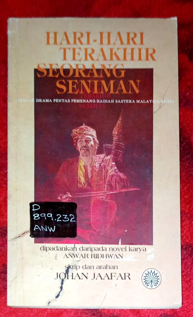 HARI2 TERAKHIR SEORANG SENIMAN(1988), Hobbies & Toys, Books & Magazines ...