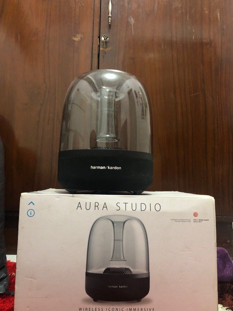 Harman Kardon Aura Studio Speaker, Elektronik, Audio di Carousell