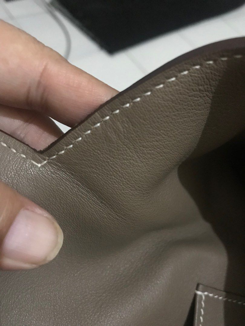 Hermes toolbox swift 26 etoupe, Fesyen Wanita, Tas & Dompet di Carousell