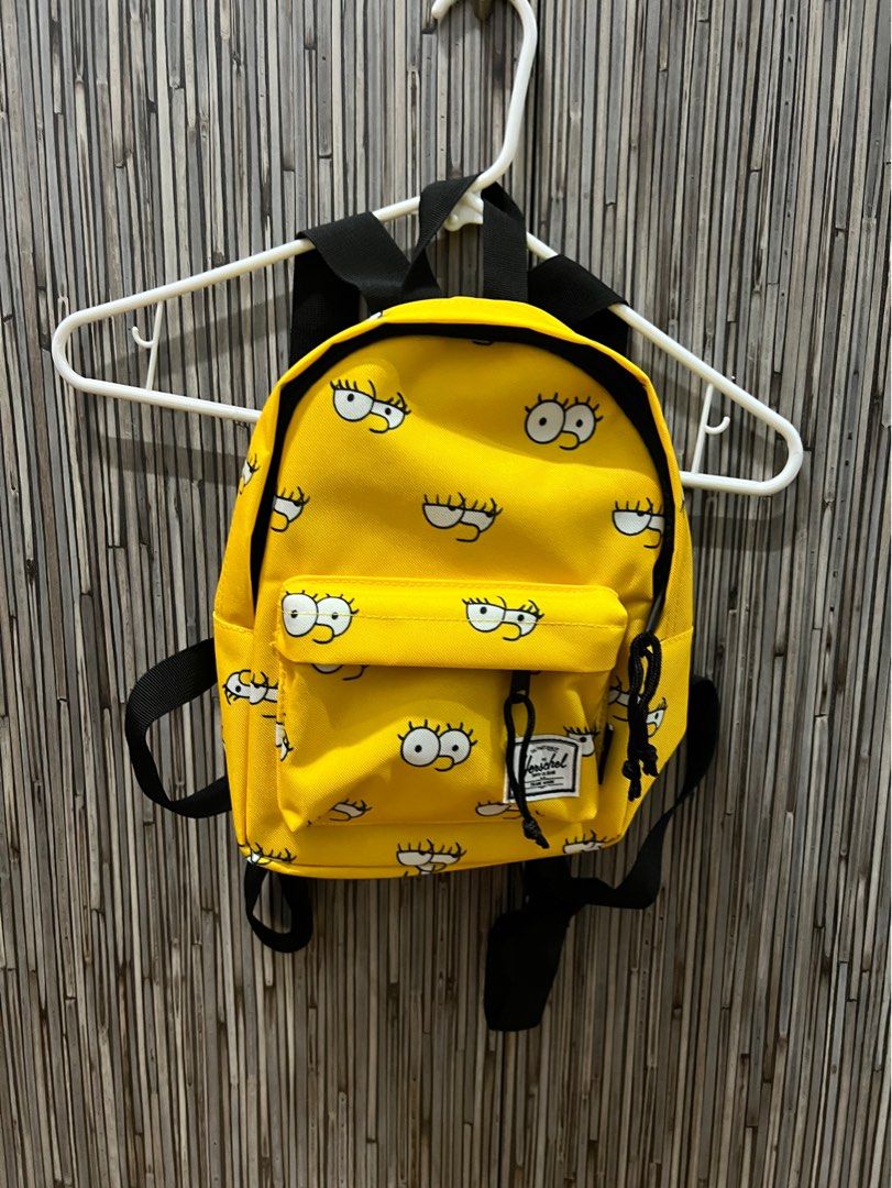 Herschel Classic Mini Lisa Simpson Backpack, Women's Fashion, Bags ...