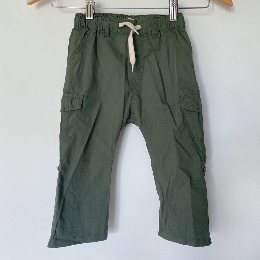 H&M Baby Cargo Pants, Babies & Kids, Babies & Kids Fashion on Carousell