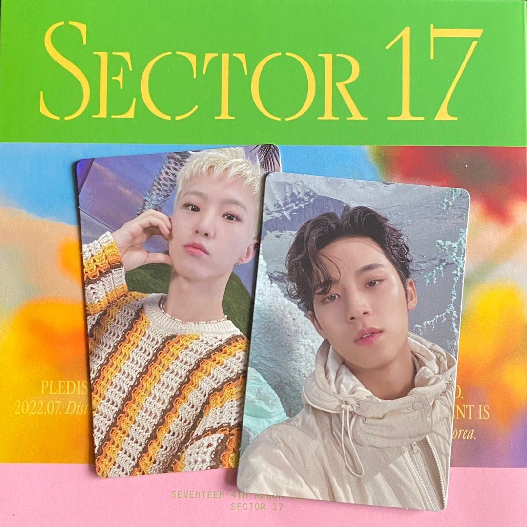 Hoshi + Mingyu Sector 17 Photocards, Hobbies & Toys, Memorabilia ...