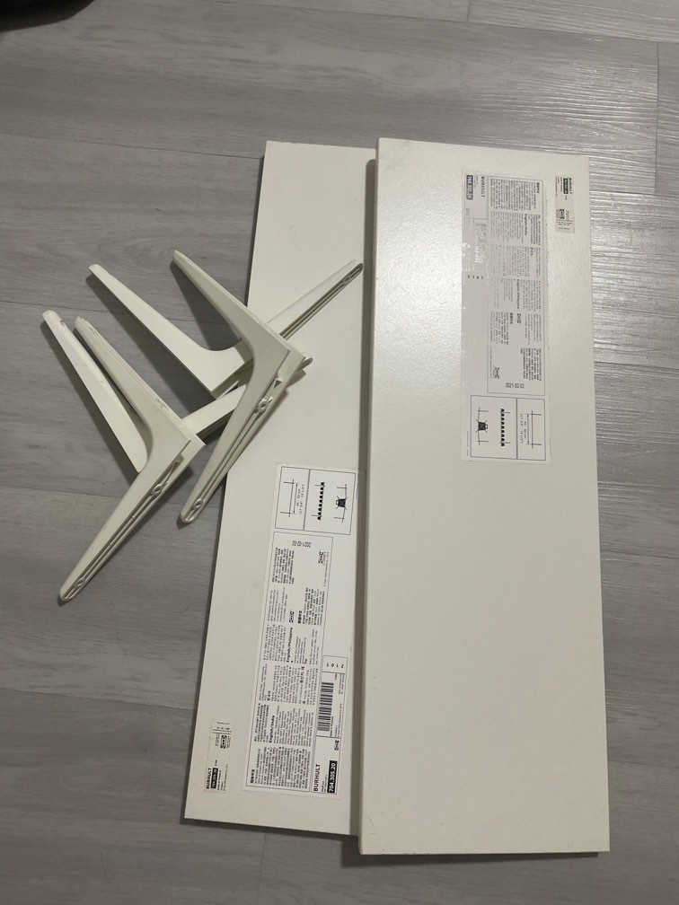 IKEA BURHULT Shelves, Furniture & Home Living, Furniture, Shelves ...