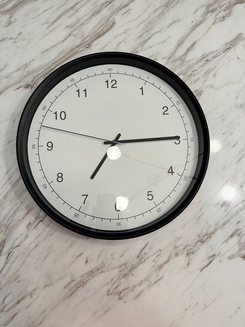 IKEA Clock, Furniture & Home Living, Home Decor, Clocks on Carousell