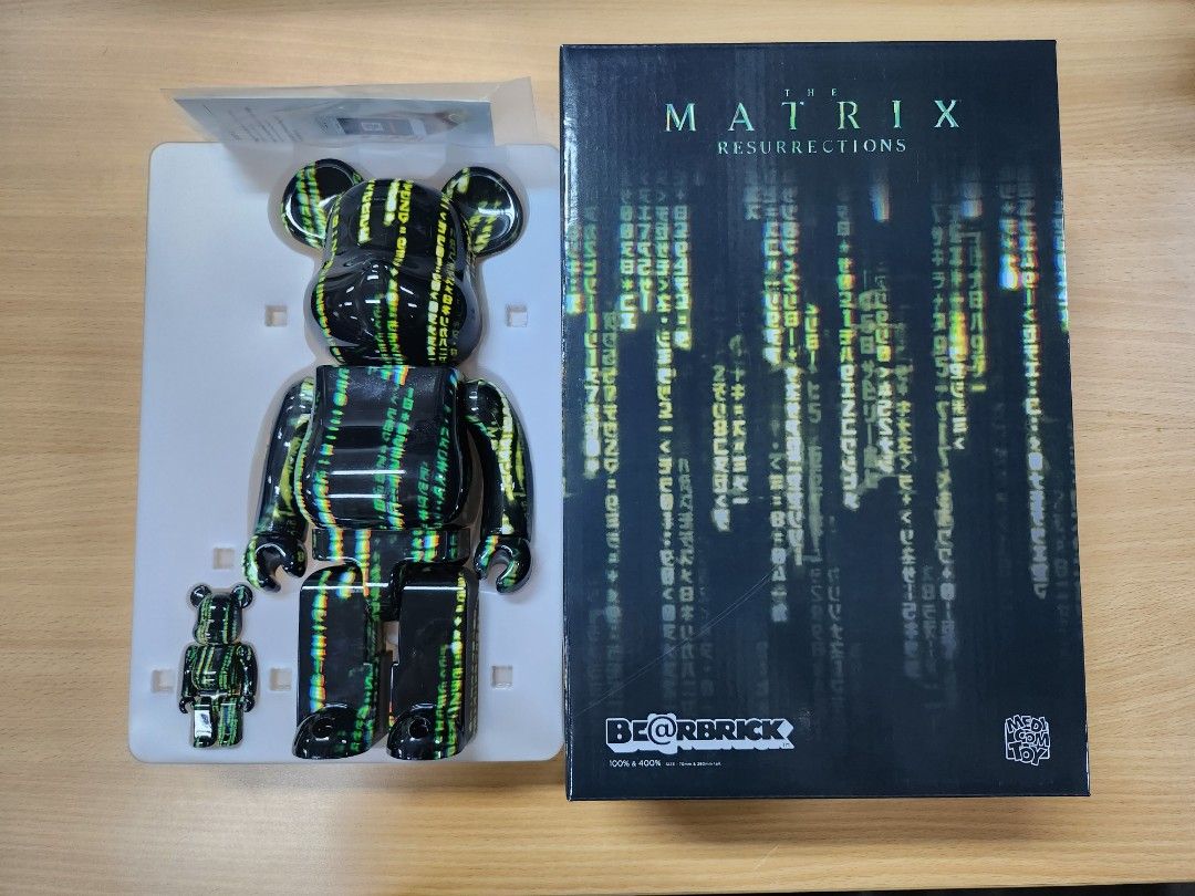 INSTOCK Bearbrick The Matrix Resurrections 400% + 100%, Hobbies & Toys ...