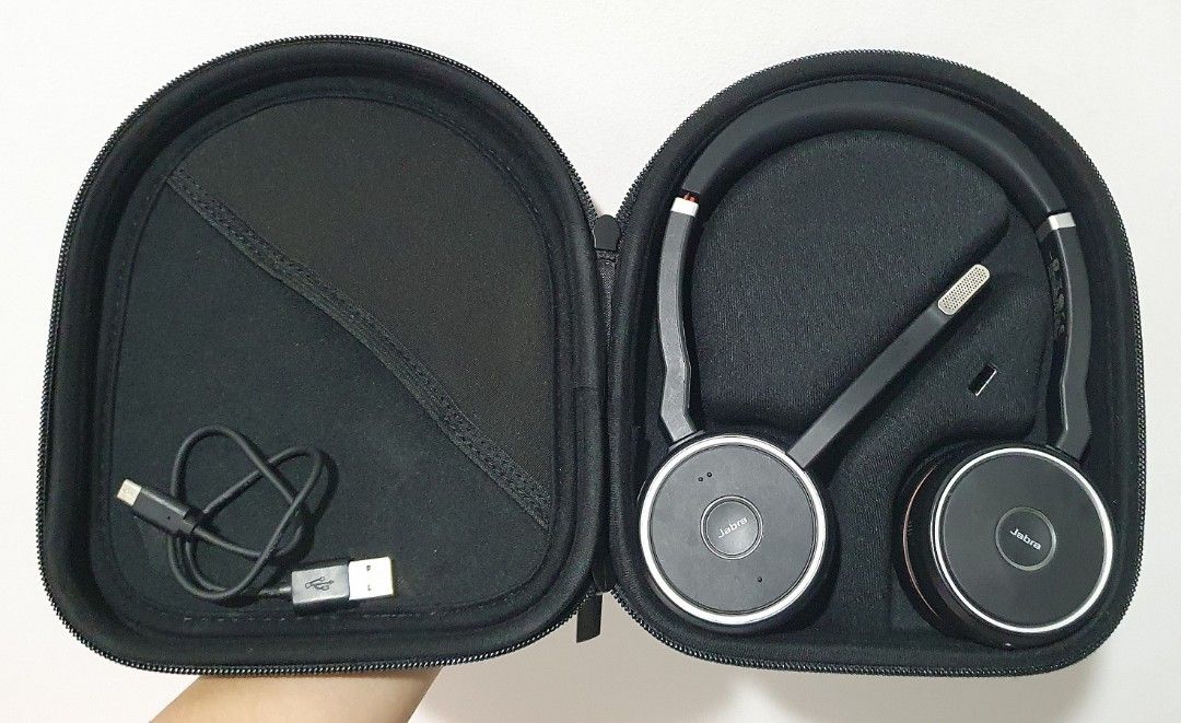 Jabra Evolve Wireless Headset Audio Headphones Headsets On Carousell