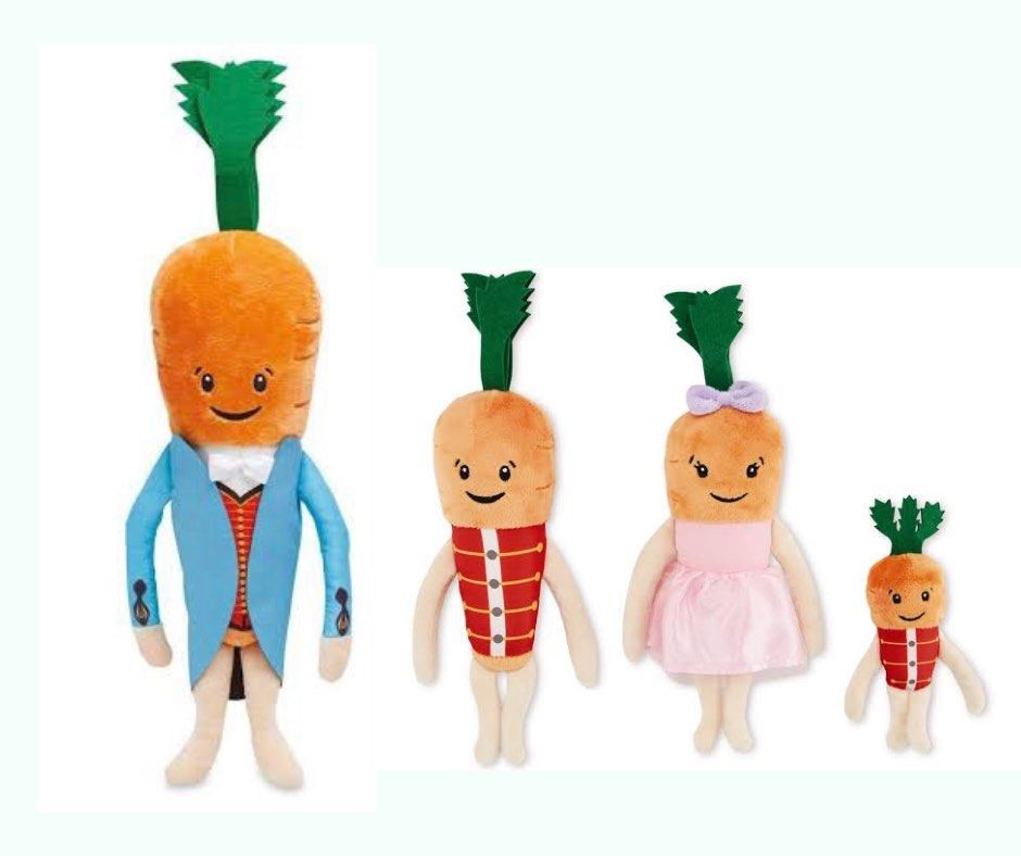 Kevin Carrot and Family Stuffed Toys, Hobbies & Toys, Toys & Games on ...