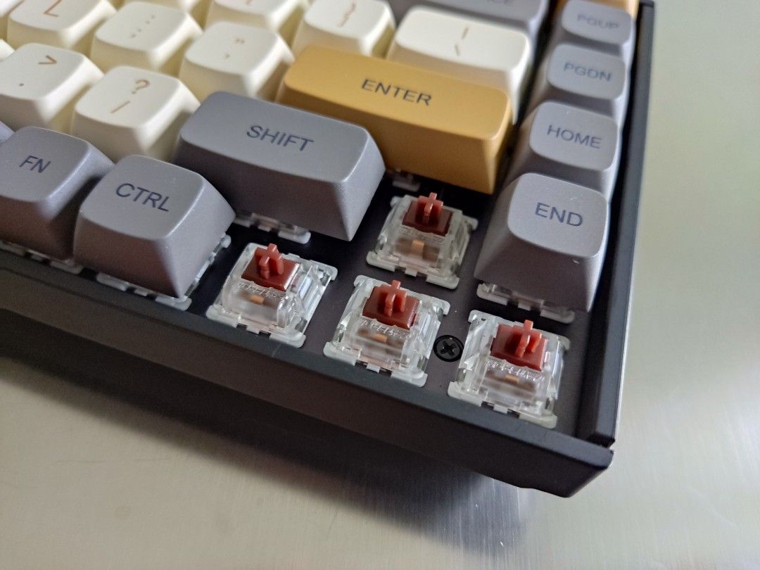 Keychron K2 V1 RGB Bluetooth Mechanical Keyboard (w Shimmer Keycaps ...