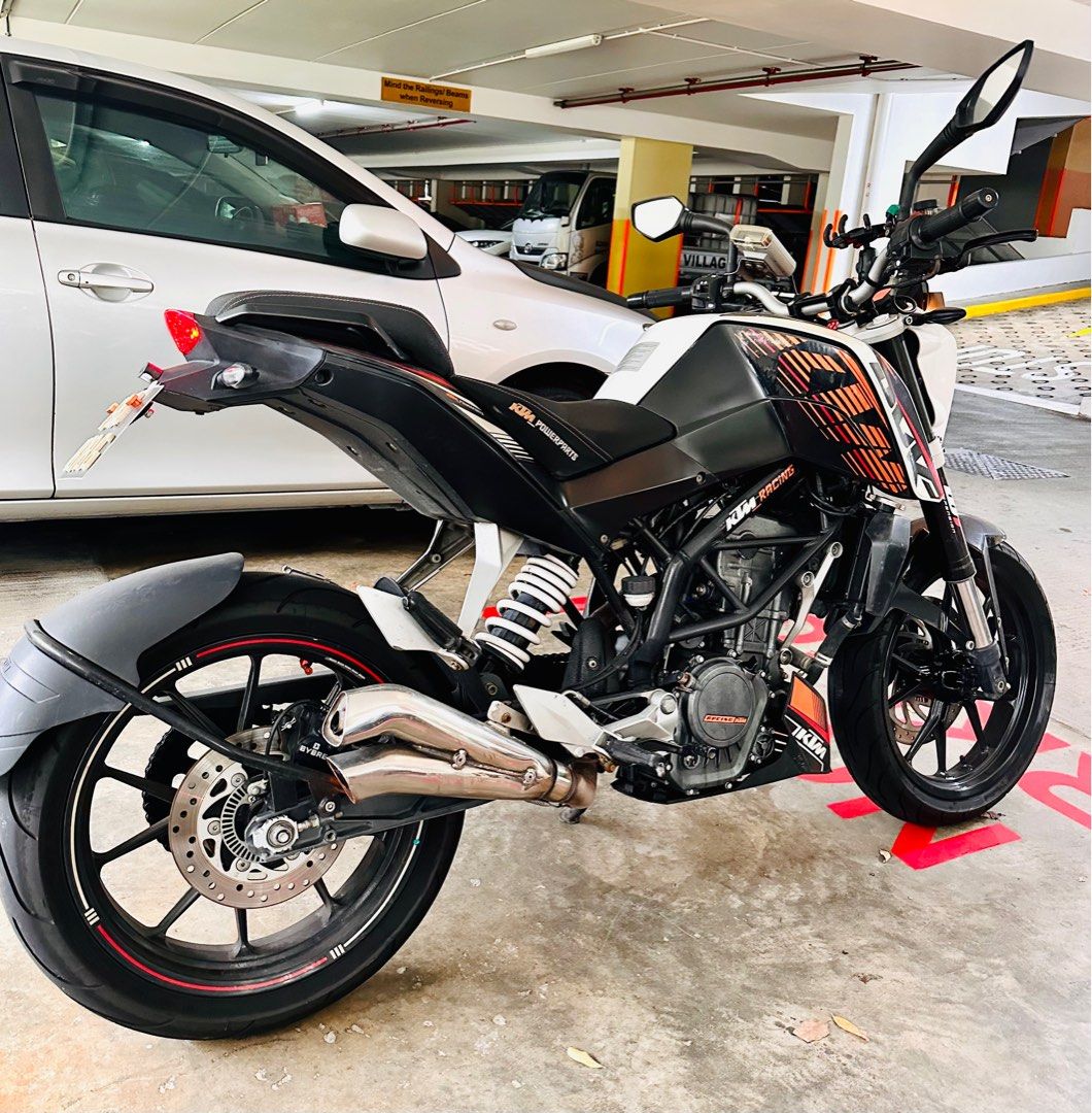 KTM Duke 200 with Zard exhaust (legal), Motorcycles, Motorcycles for ...